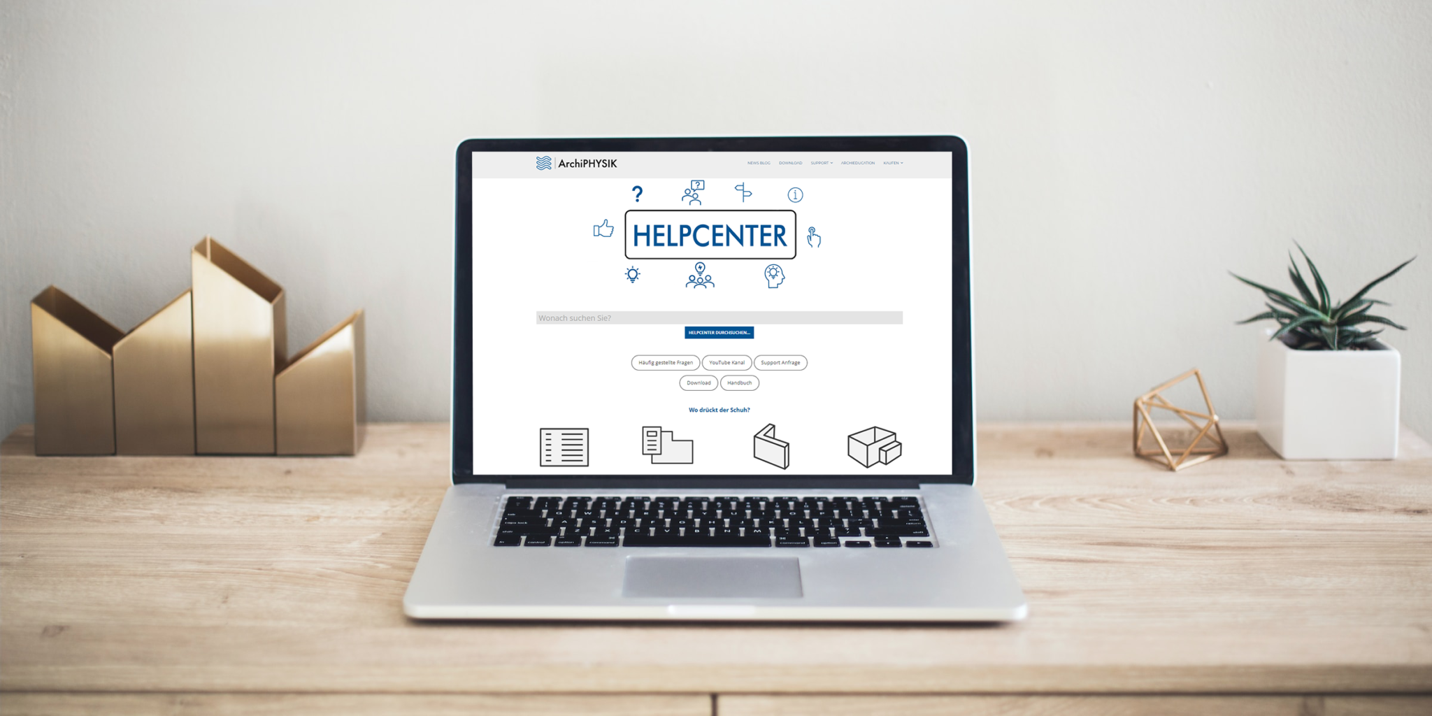 Erste Hilfe im ArchiPHYSIK Helpcenter - ArchiPHYSIK